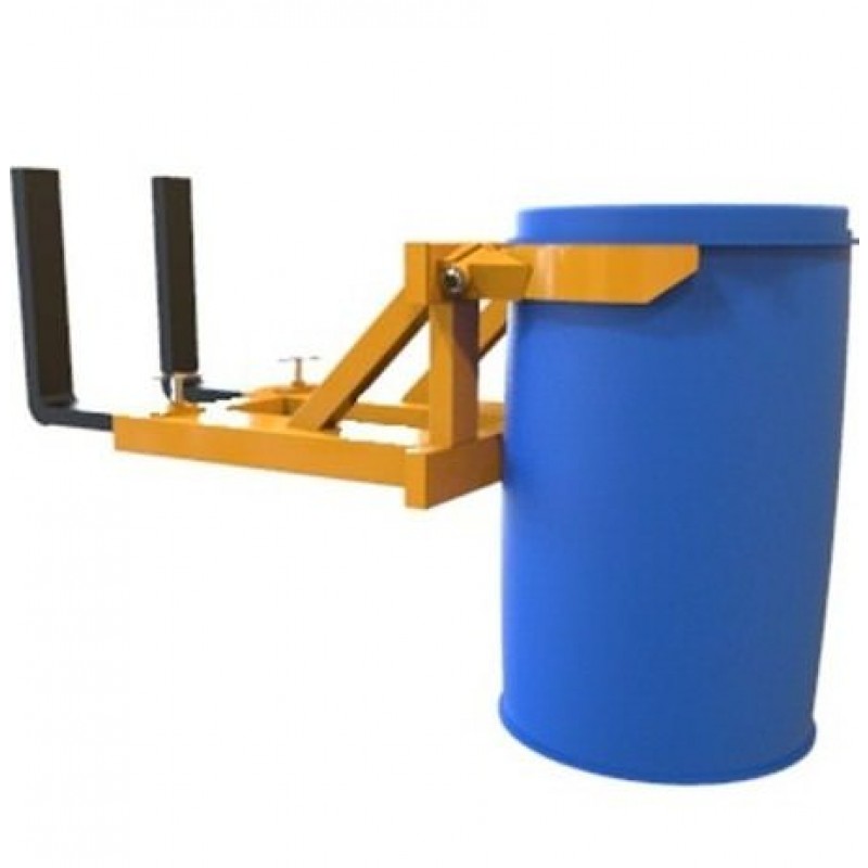 Raised Height Forklift Attachment for Drum Transportation & Handling