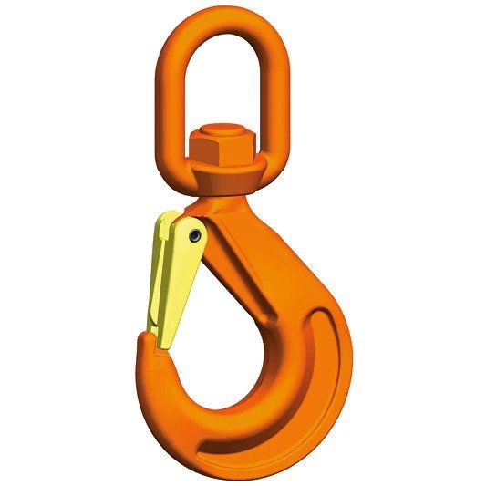 Lifting Gear Equipment | Eye Swivel Safety Hooks With Catch