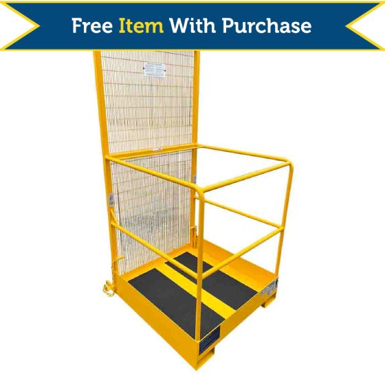 Forklift Safety Cage | Automatic Locking Gate | Forklift Attachments
